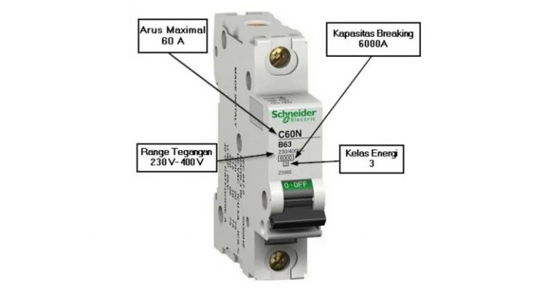 Pengertian, Fungsi Dan Jenis MCB 1 Fasa, 2 Fasa, 3 Fasa